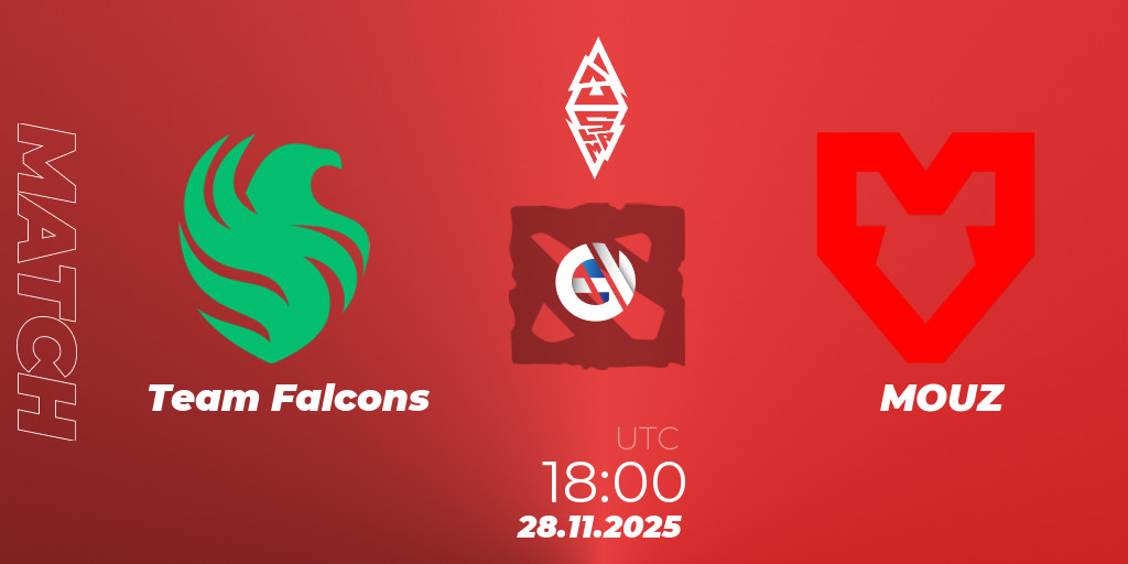 Team Falcons VS MOUZ Dota 2 Typy bukmacherskie, transmisja i wyniki w EGW☕