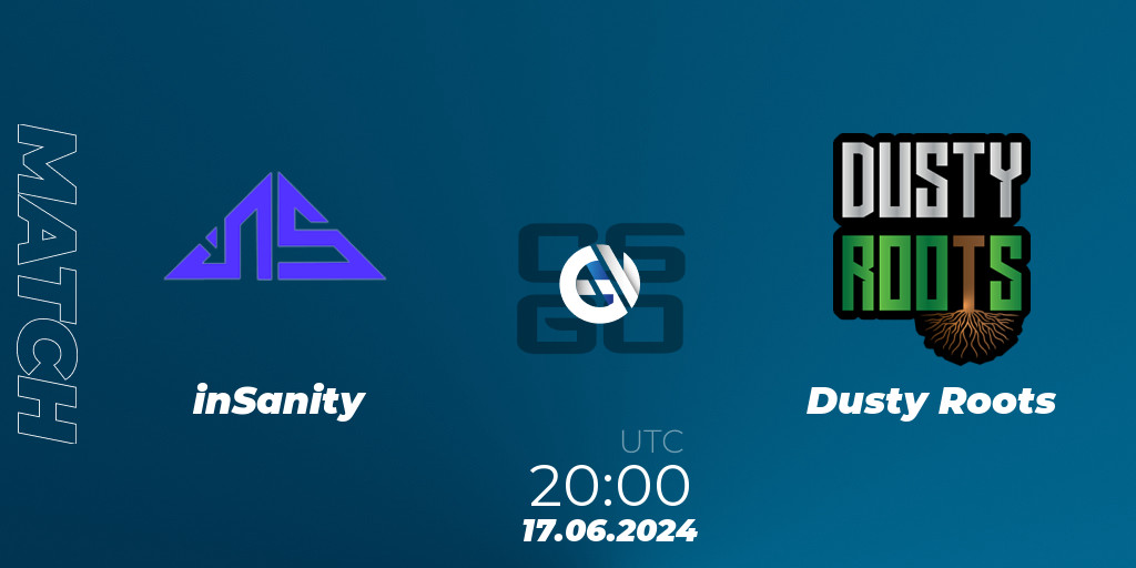 inSanity VS Dusty Roots Counter-Strike (CS2) Zakłady bukmacherskie ...