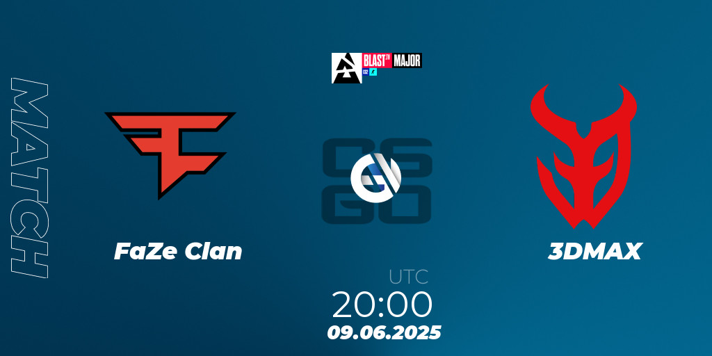 FaZe Clan VS 3DMAX Counter-Strike (CS2) Zakłady bukmacherskie, transmisje, wyniki na żywo ...