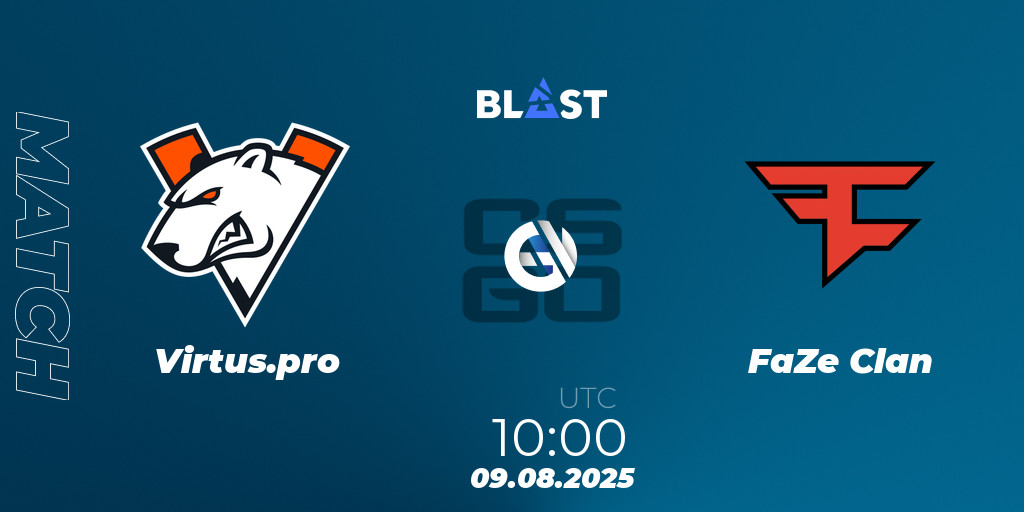 Virtus.pro VS FaZe Clan Counter-Strike (CS2) Zakłady bukmacherskie, transmisje, wyniki na żywo ...