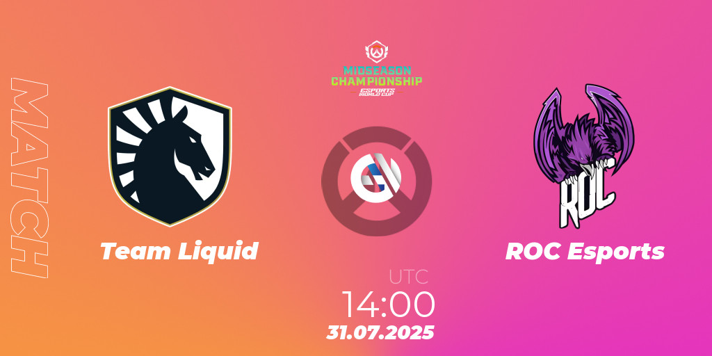 Team Liquid VS ROC Esports Overwatch Typy bukmacherskie, transmisja i ...