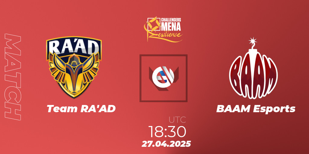 Team RA'AD VS BAAM Esports VALORANT Typy bukmacherskie, transmisja i ...