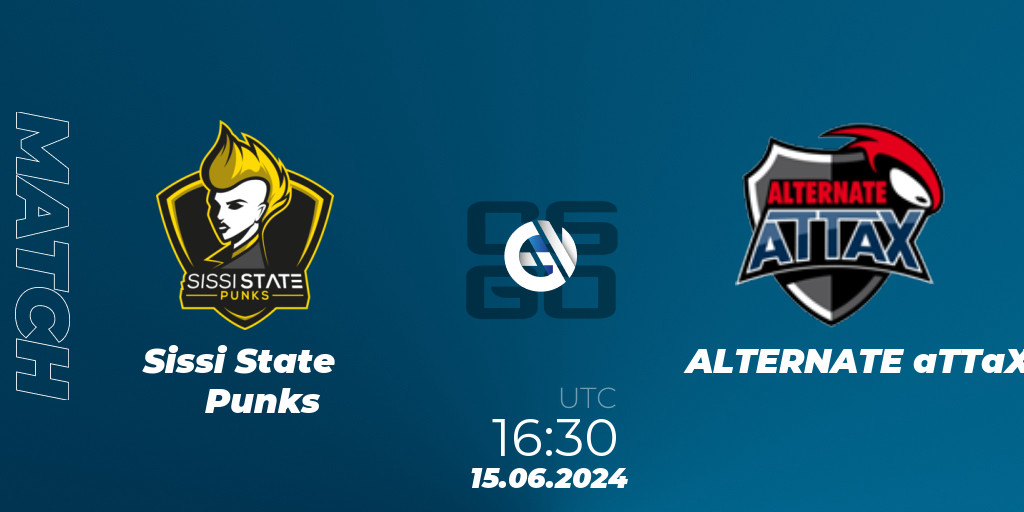 Sissi State Punks - ALTERNATE aTTaX: 15.06.2024 at 16:30. Counter-Strike (CS2), obejrzyj mecz ...