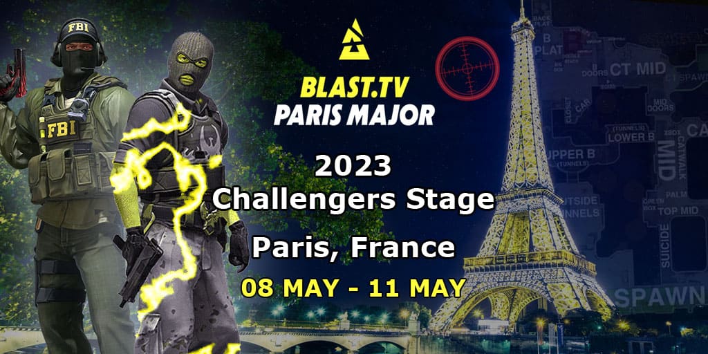 BLAST Paris Major 2023 Challengers Stage 🎮 Counter-Strike (CS2) turniej 📅 Harmonogram meczów na ...